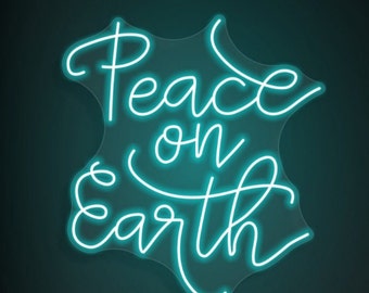 Peace Sign Neon - Etsy