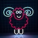 Cute Sheep Led Sign, Sheep Neon Light, Sheep Neon Sign, Sheep Led Light ...