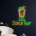Juice Bar Neon Sign, Juice Bar LED Light, Juice Neon Light, Bar Led ...