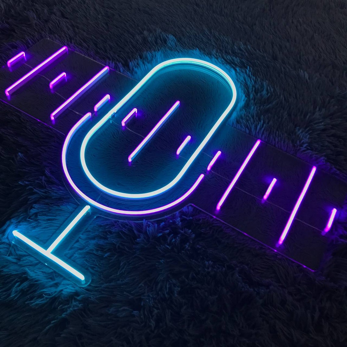 Recording Led Sign Micro Neon Sign Wall Decor Music Neon - Etsy