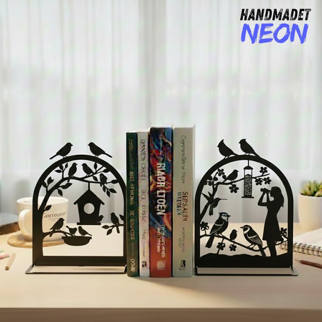 Personalized Bird Metal Bookends, Custom Photographer Metal Book ...