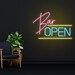 Bar Open Led Sign, Open Led Sign, Wall Decor, Bar Neon Sign, Custom ...