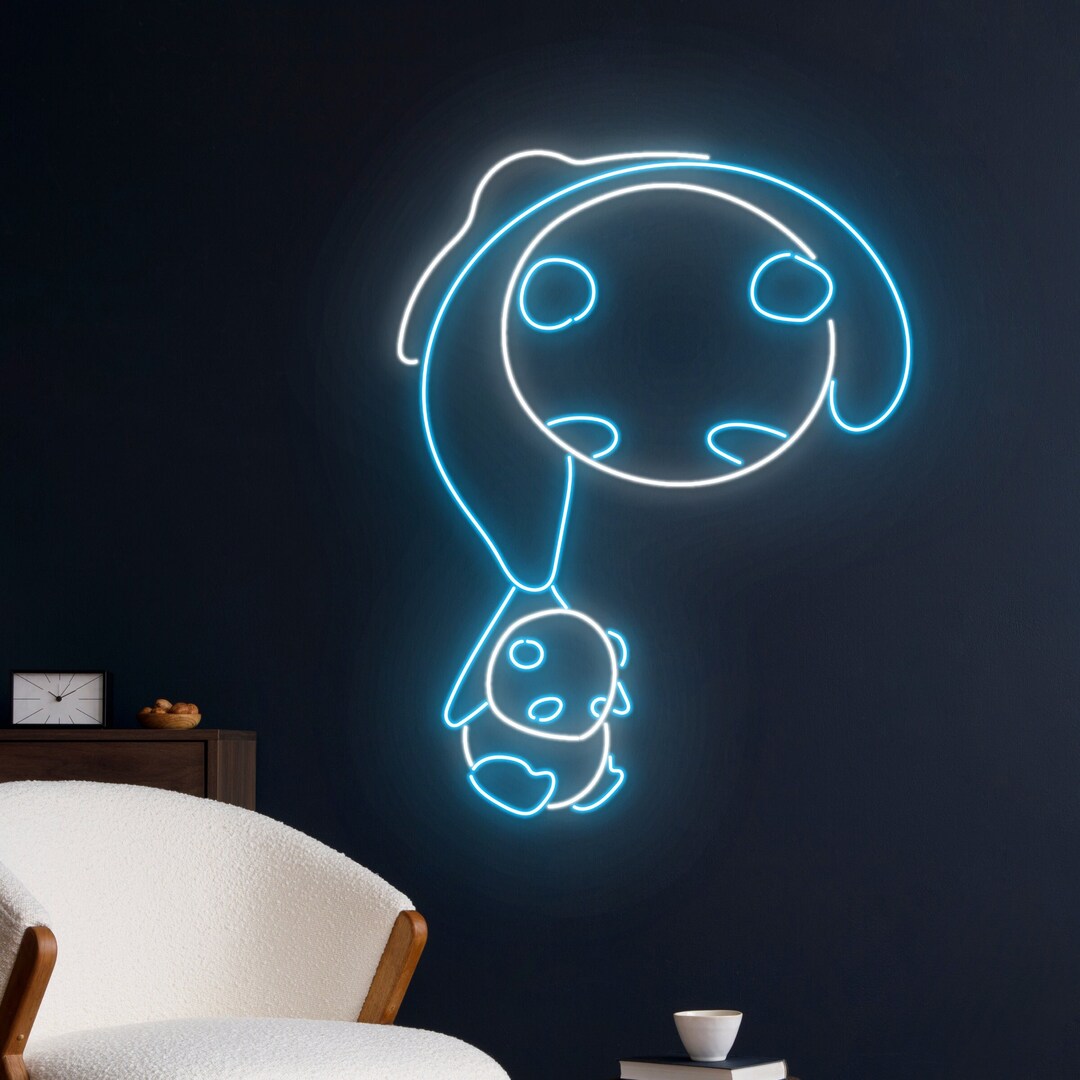 Panda Neon Sign, Panda Neon Light, Panda Bear Led Light, Panda Family ...