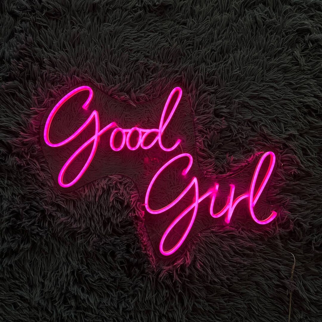 Good Girl Led Sign, Good Girl Neon Sign, Wall Decor, Bar Neon Sign ...