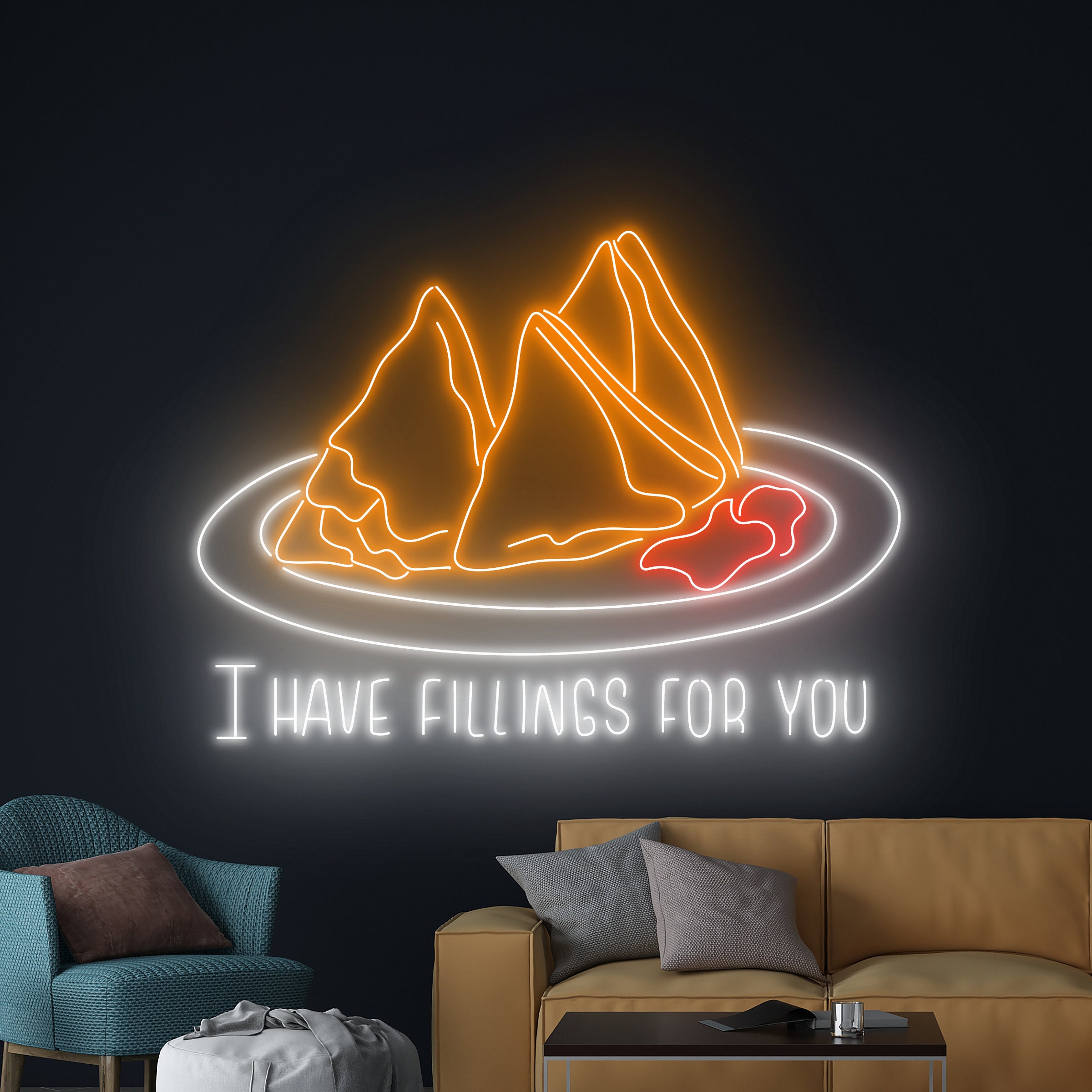 Samosa Neon Sign, Samosa India Led Sign, Samosa Led Light, Samosa India ...