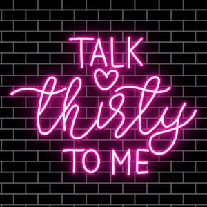 Talk Thirty to Me Sign 30th Birthday Decorations for Her Gifts Talk 30 ...