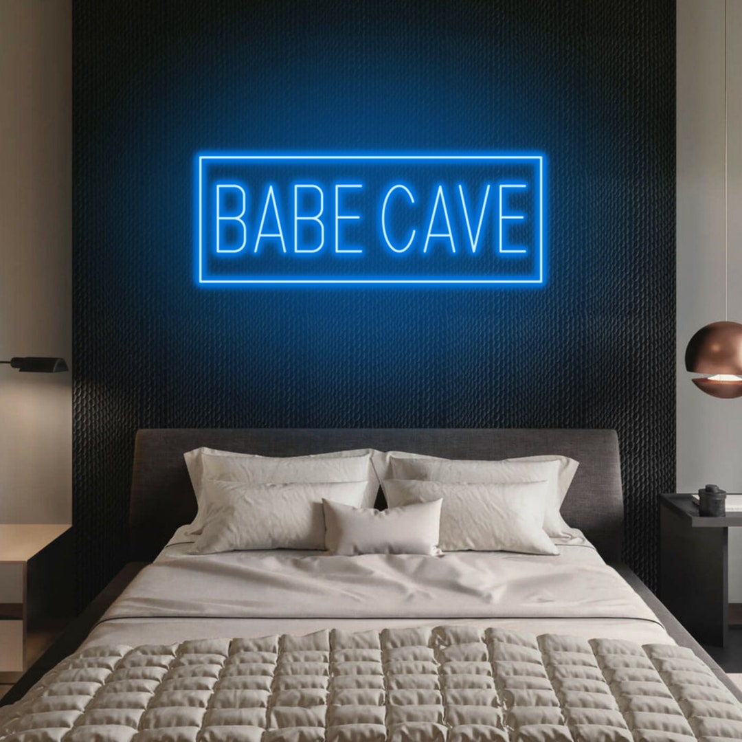 Babe Cave Neon Sign Babe Cave Led Sign Wall Decor Babe Cave - Etsy