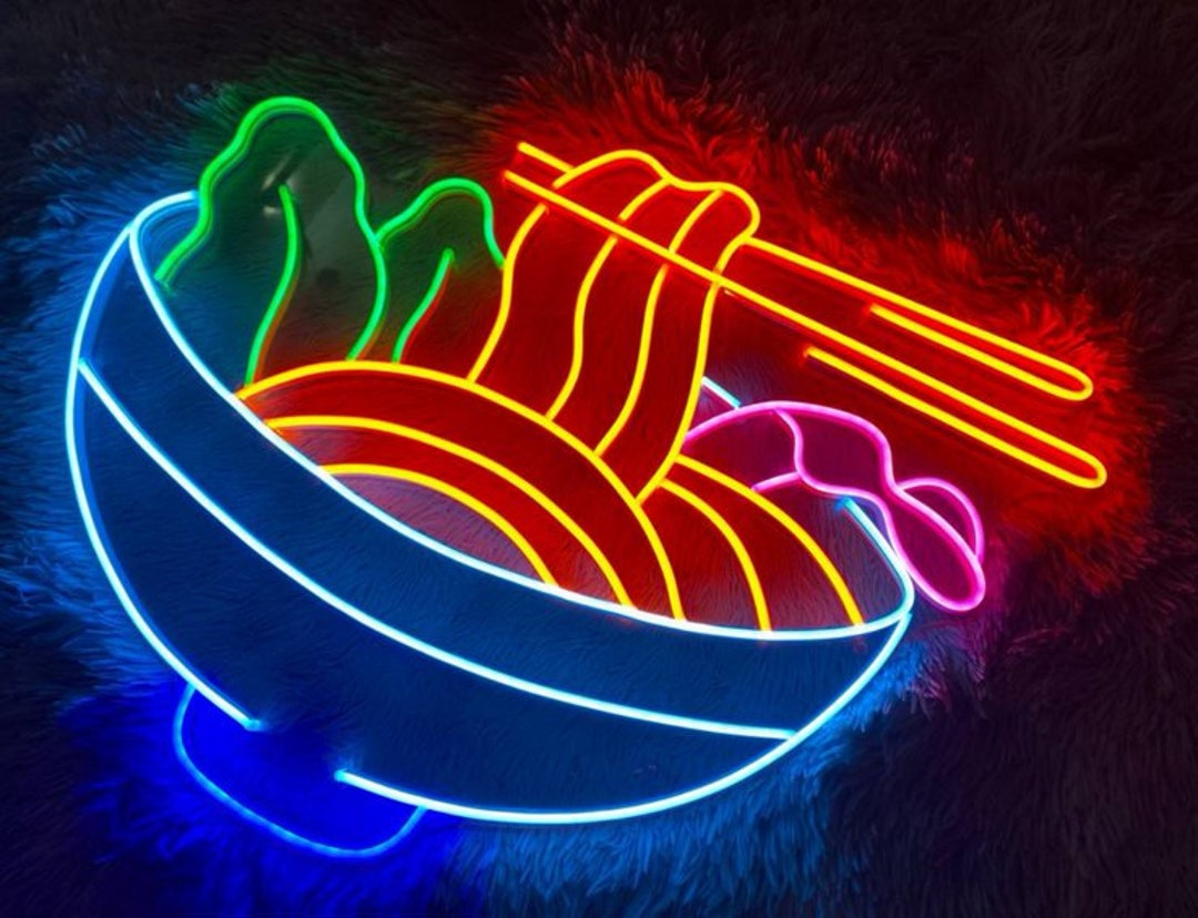 Ramen Led Sign, Japanese Ramen Led Sign, Wall Decor, Ramen Neon Sig ...