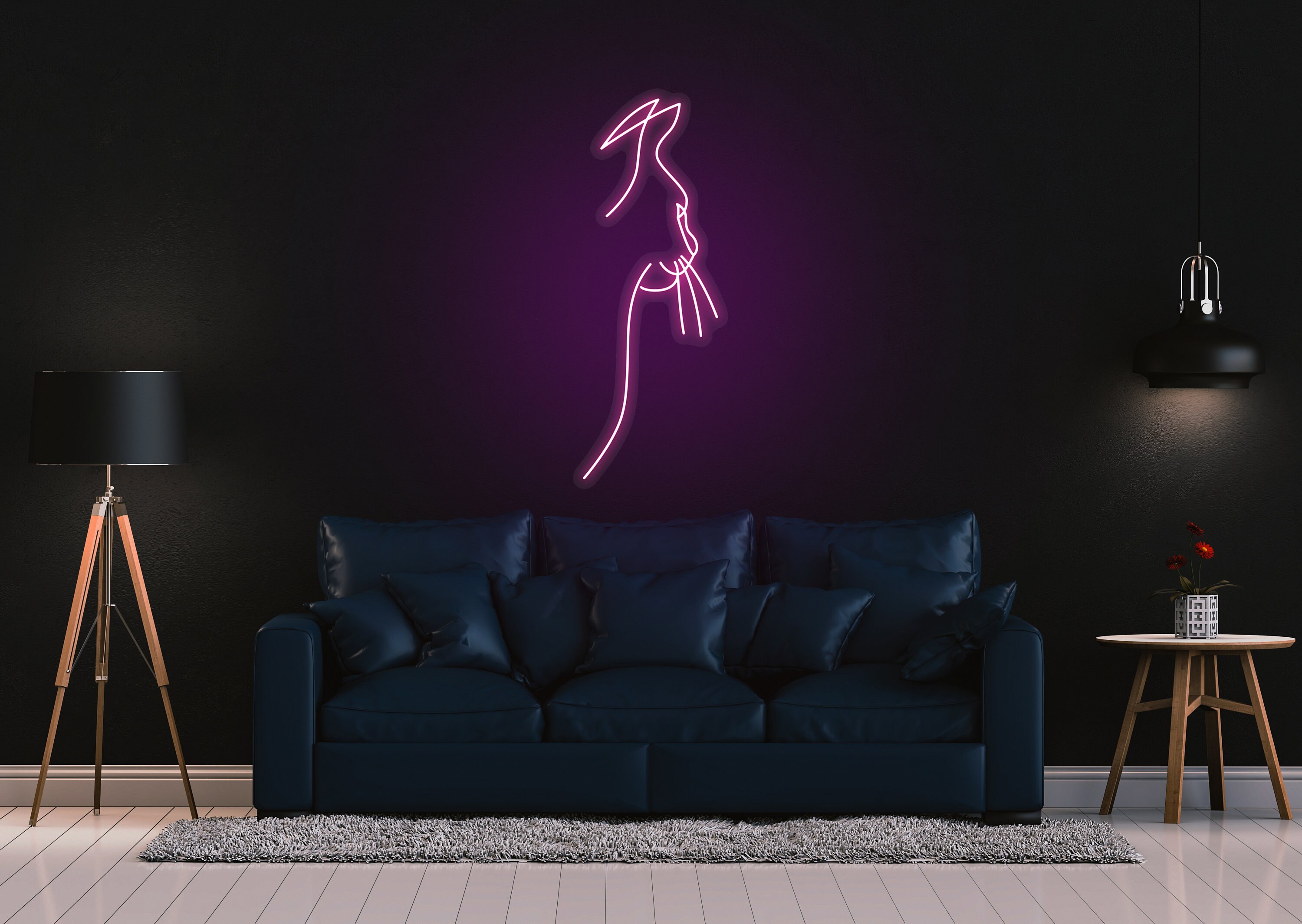 Custom Neon Sign Animal Cat Small Tabletop Custom Neon Sign Night Light ...