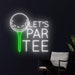Let's Par Tee Golf Neon Sign, Golfer LED Light, Golfing LED Sign, Golf ...