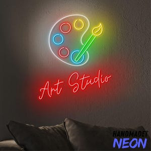 Art Studio Neon Sign, Artist Led Sign, Draw Neon Light, Painting Led ...