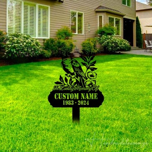 Custom Outdoor Parrot Metal Sign With Stakes - Personalized Outdoor ...
