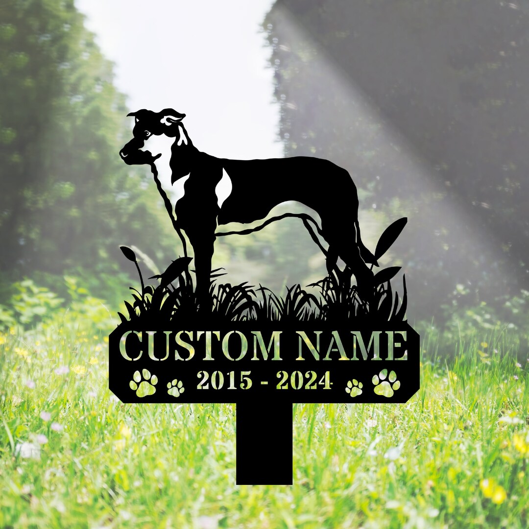 Custom Chinook Dog Memorial Stake, Chinook Dog Stake Metal Sign ...
