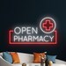 Open Pharmacy Neon Sign, Pharmacy Neon Light, Pharmacy Led Light ...