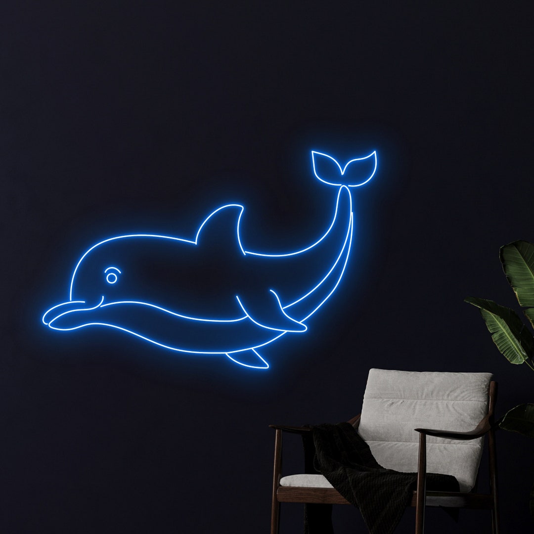 Dolphin Neon Light, Dolphin Led Light, Dolphin Led Light Neon Sign ...