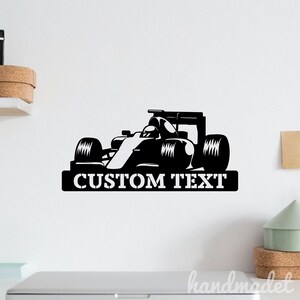 Custom Racer Name Metal Wall Art LED Light, Racer Metal Sign, Racer ...