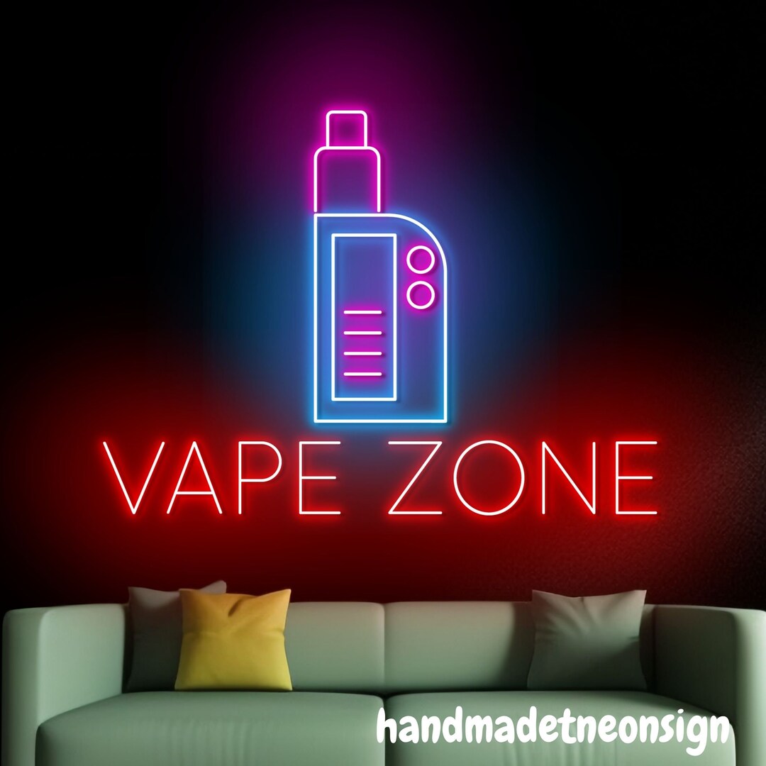 Smoking Neon Sign, Smoking Led Sign, Smoke Machine Neon Light, Smoke ...