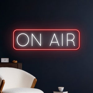 On Air Neon Sign, Record Studio Led Sign, Radio LED Light, Podcast Neon ...