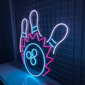 Bowling Neon Sign, Bowling Led Sign, Custom Neon Sign, Best Gifts ...