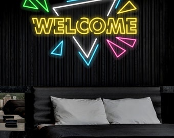 Led Welcome Light - Etsy