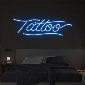 Tattoo Led Sign, Tattoo Neon Sign, Wall Decor, Bar Neon Sign, Custom ...