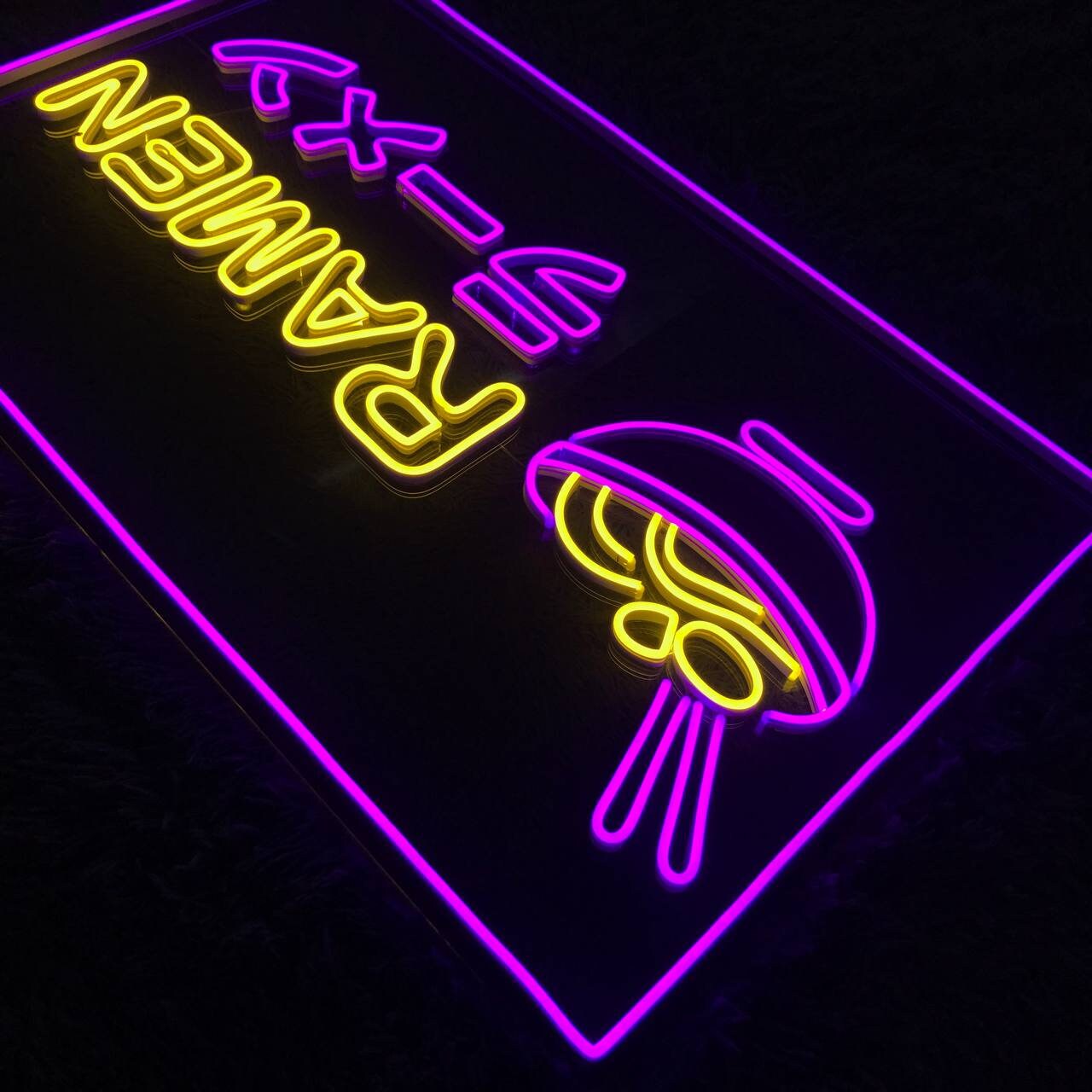 Ramen Led Sign, Noodles Neon Sign, Japanese Noodles Led Light, Custom ...
