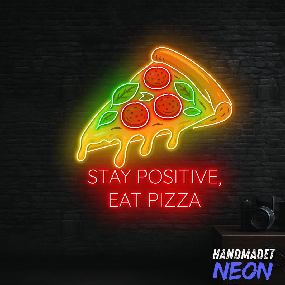 Pizza Neon Sign – Pizza LED Light for Pizzeria, Italian Restaurant ...