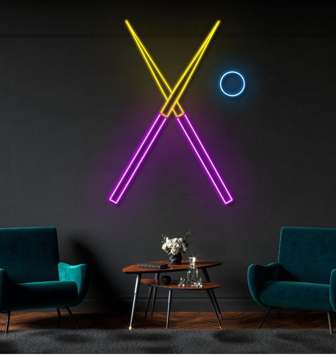 Billiards Led Sign, Billiards Neon Sign, Wall Decor, Billiards Pool ...