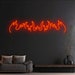 Custom Fire Neon Sign Flame Neon Light Flame Fire Led Sign - Etsy