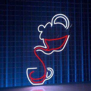 Tea Neon Sign, Tea Cup Neon Light, Tea Pot LED Light, Drinking Led Sign ...
