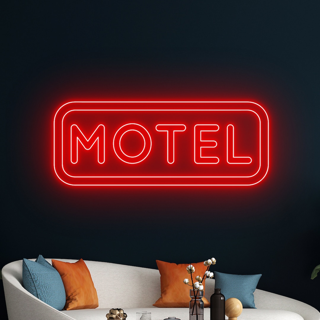 Motel Led Sign, Motel Neon Sign, Motel Led Light, Motel Neon Light ...