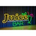 Juice Neon Sign, Juice Bar LED Light, Drink Led Sign, Smoothie Fruit ...