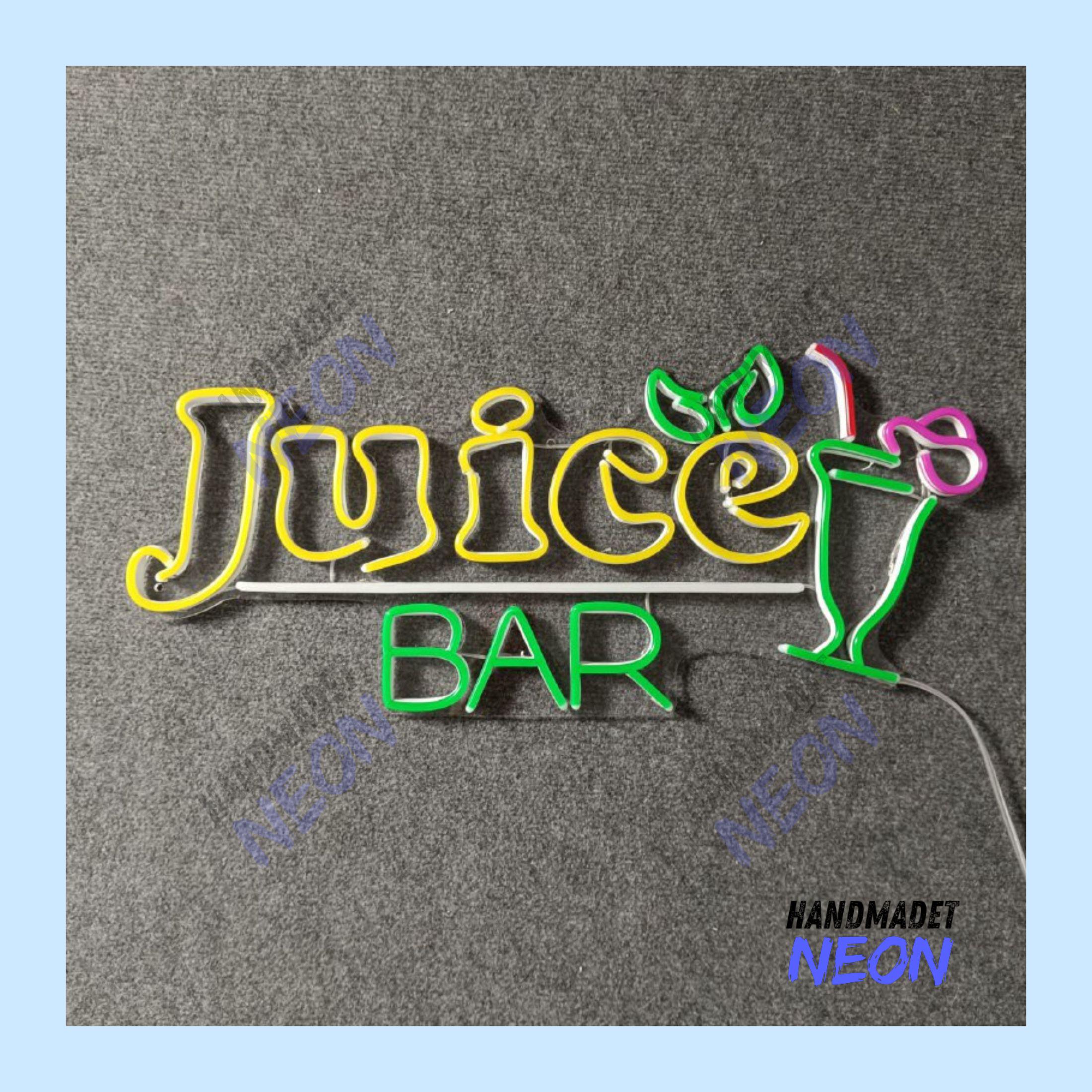 Juice Bar Led Sign, Bar Neon Sign, Wall Decor, Juice Neon Sign, Custom ...