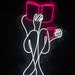 Woman Reading Books Led Sign, Reading Led Sign, Wall Decor, Books Neon ...