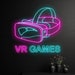 Custom VR Games Neon Sign Virtual Reality Led Sign Game - Etsy