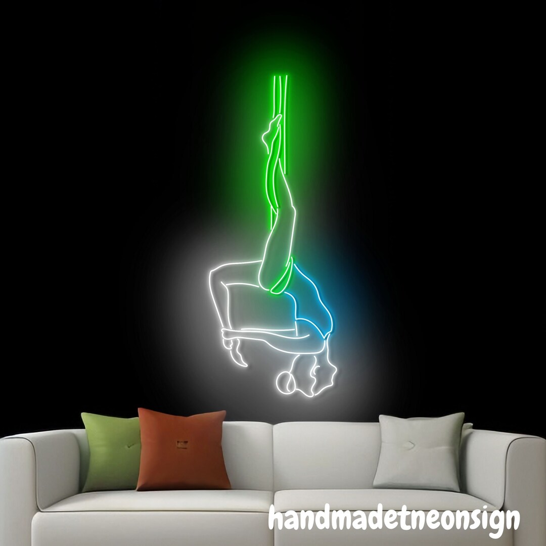 Aerial Yoga Neon Sign, Yoga Led Sign, Aerial Yoga Neon Light, Yoga Led ...