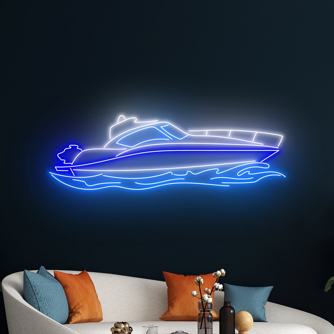Luxury Yacht Neon Sign, Luxury Yacht Led Sign, Luxury Yacht Neon Sign ...