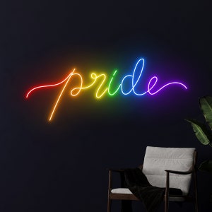 Happy Pride LGBT Neon Sign, Pride Led Sign, LGBT Neon Light, LGBT Pride ...