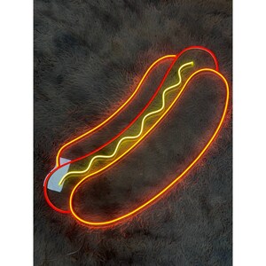 Hotdog Neon Light, Hotdog Neon Sign, Hot Dog Led Light, Hot Dog Led ...