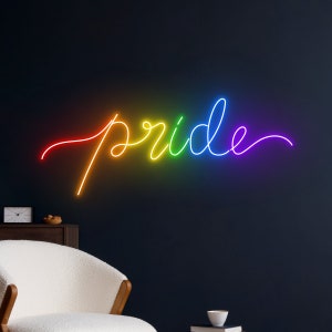 Happy Pride LGBT Neon Sign, Pride Led Sign, LGBT Neon Light, LGBT Pride ...