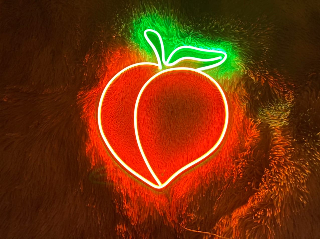 Neon Peach Background