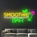 Smoothie Bar Neon Sign, Smoothie LED Light, Smoothie Fruit Neon Light ...