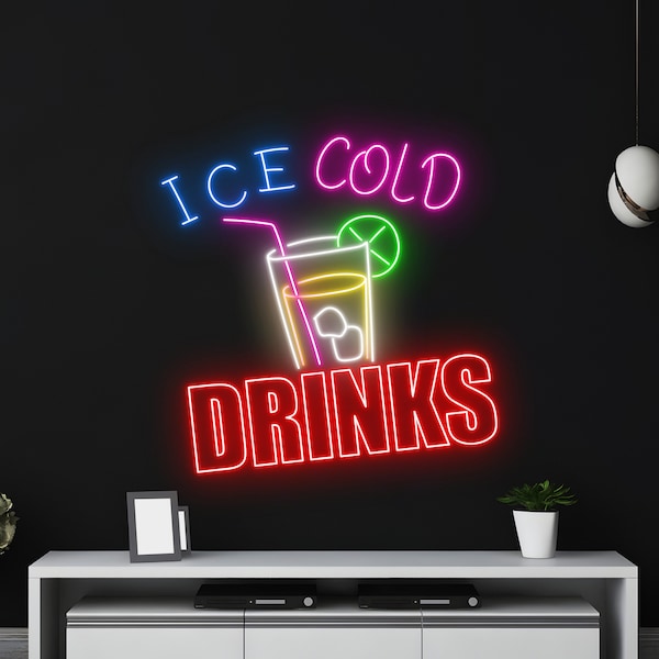 Cold Drinks Sign - Etsy