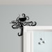 Personalized Octopus Door Corner Sign, Sea Animal Metal Door Topper ...