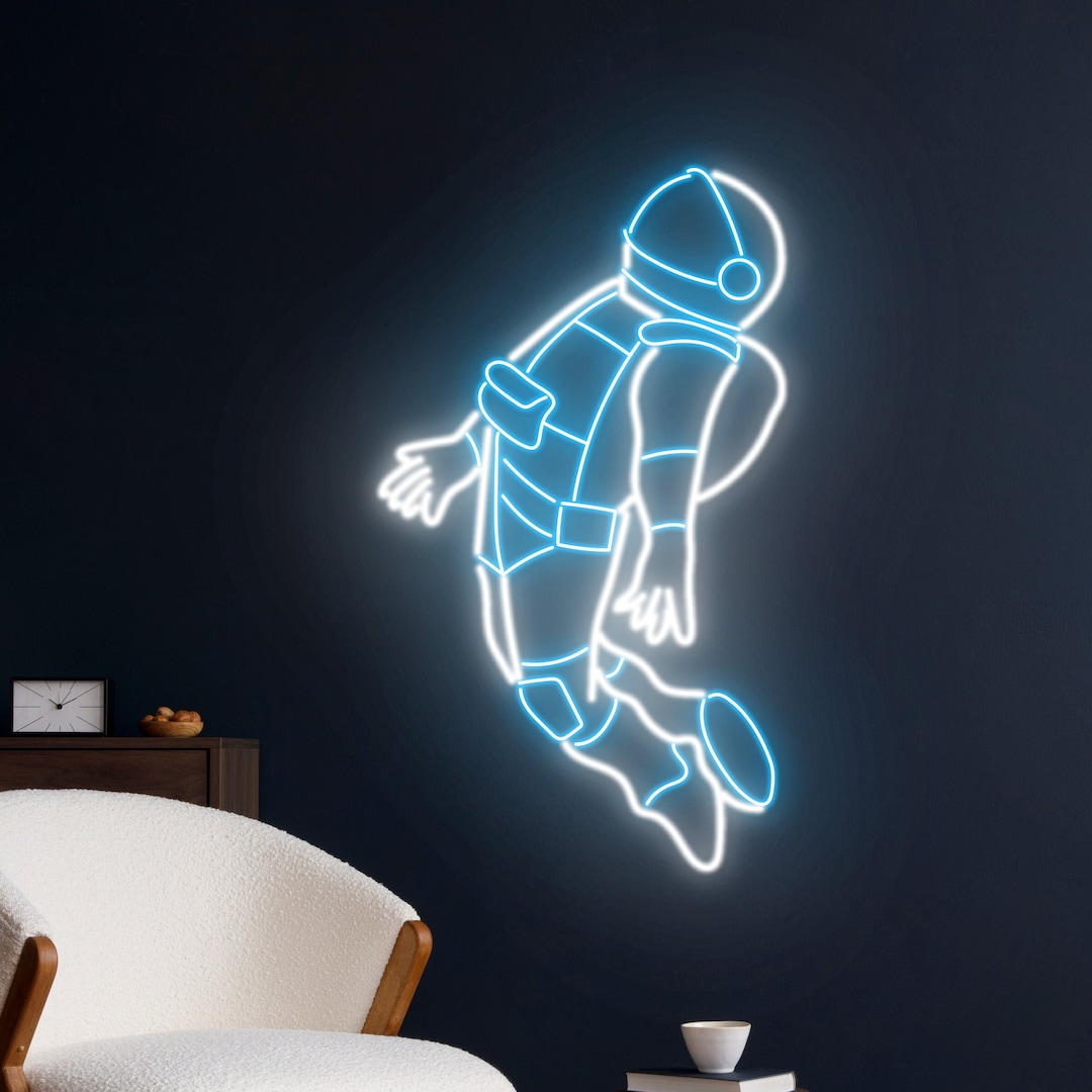 Astronaut Led Sign, Spaceman Neon Sign, Space Man Led Light, Universe ...