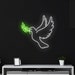 Custom Dove Neon Sign, Flying Pigeon LED Light, Peace Bird Neon Light ...