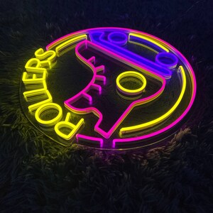 Roller Skate Neon Sign, Roller Skate Led Sign, Wall Decor, Roller Skate ...