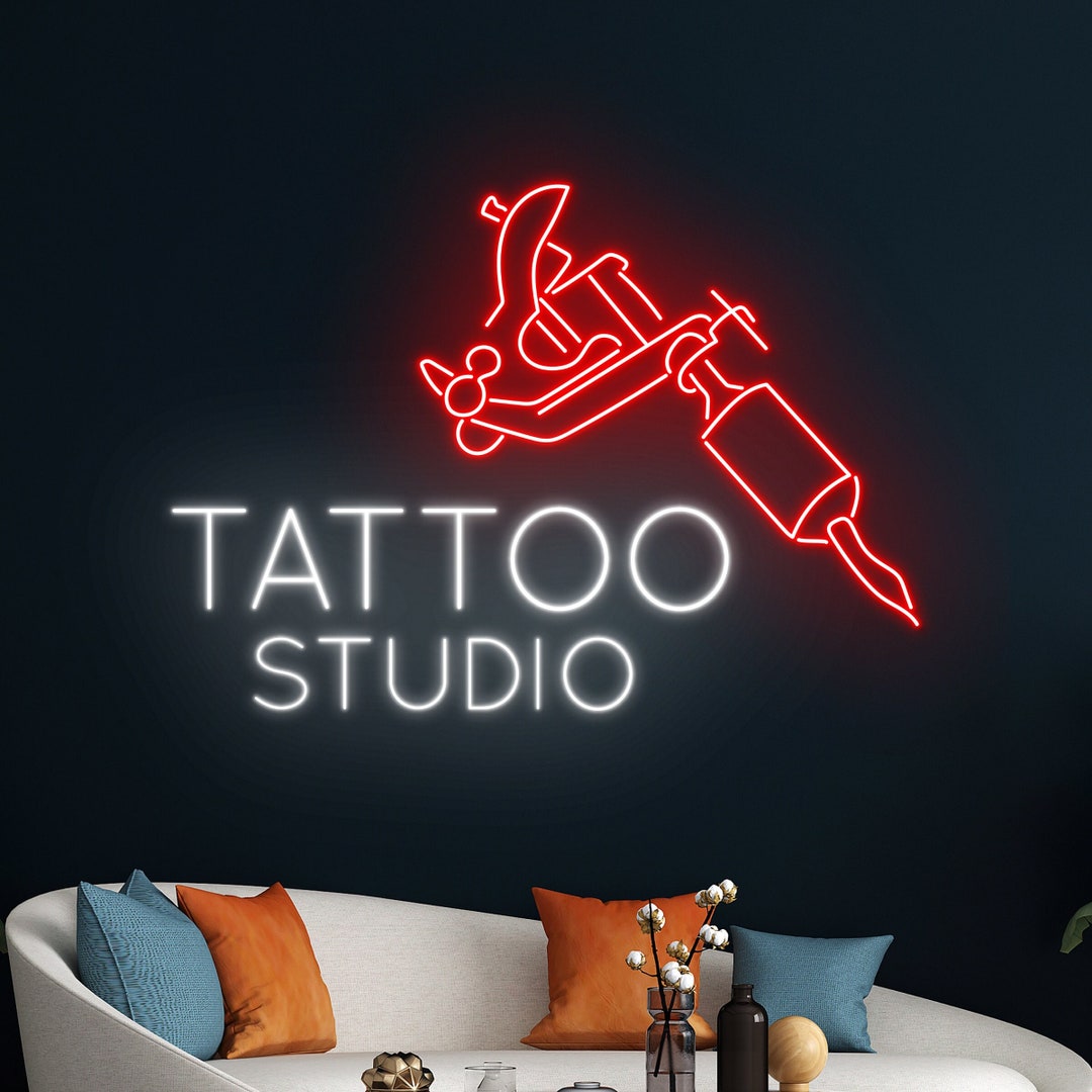 Tattoo Studio Neon Light, Tattoo Shop Led Sign, Tattoo Salon Led Light ...