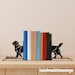 Custom Labrador Retriever Metal Bookends Labrador Name Bookend, Dog ...