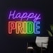 Happy Pride LGBT Neon Sign, Pride Led Sign, LGBT Neon Light, LGBT Pride ...